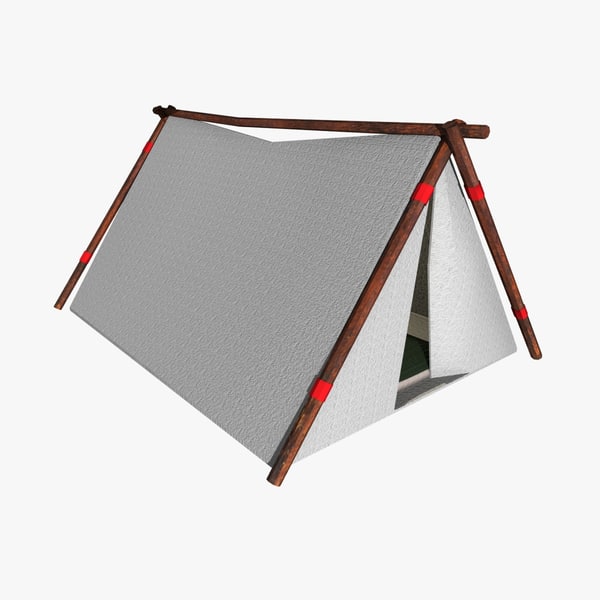 3d model of tent