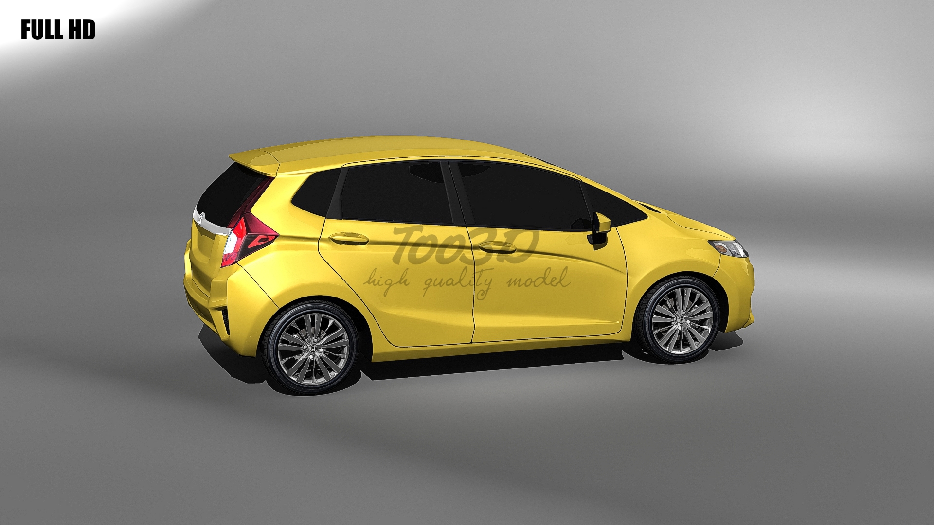 honda fit 3d model