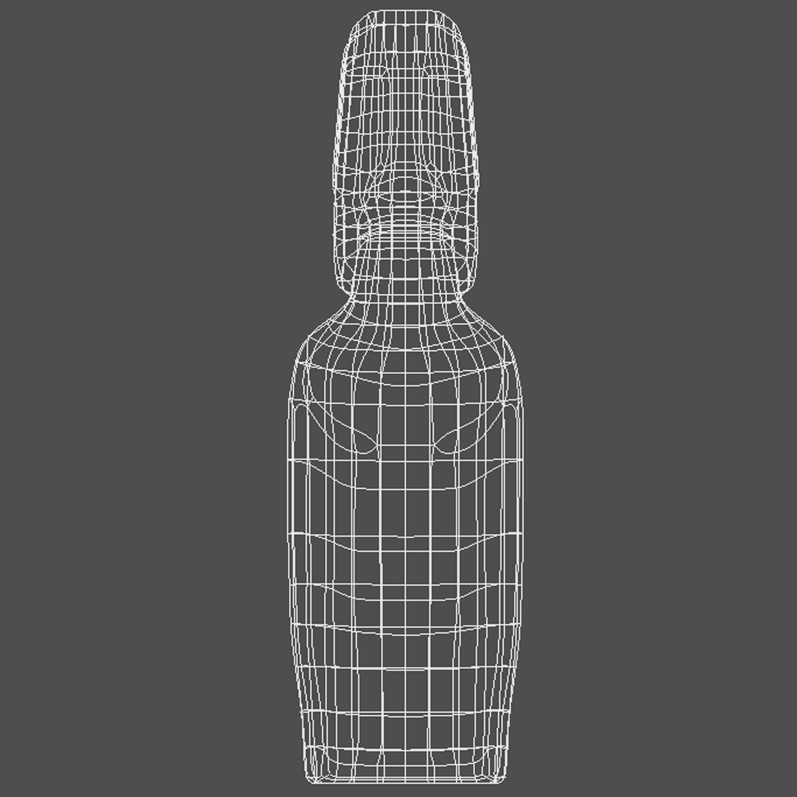 historically moai sculpture 3d model