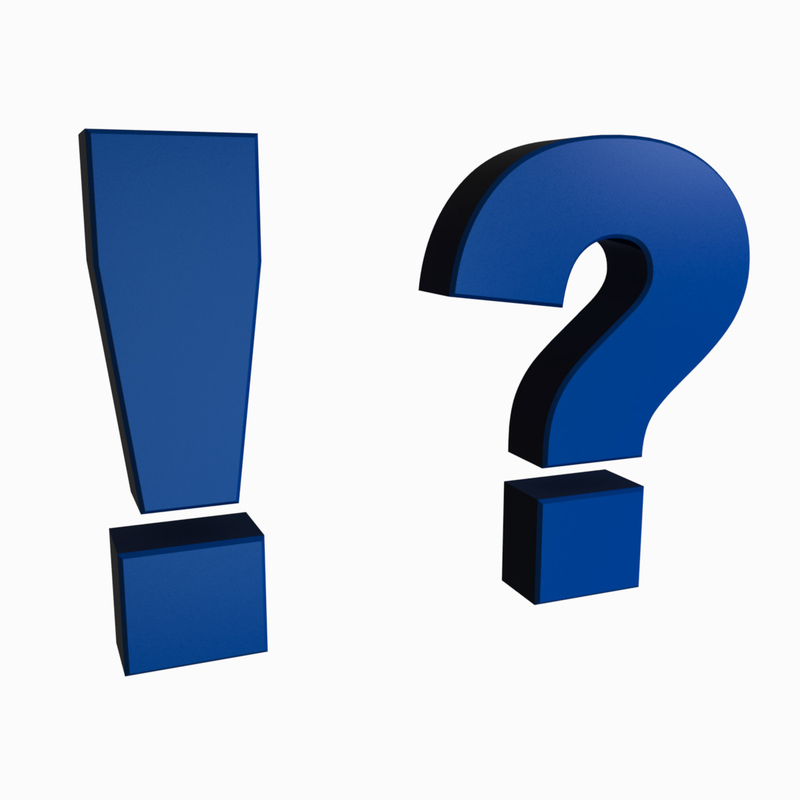 3d punctuation marks