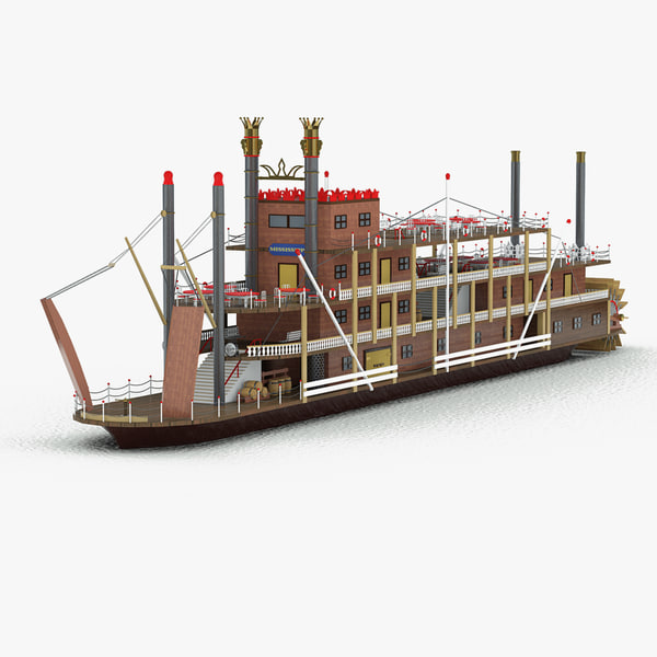 Steamboat 3D Models for Download | TurboSquid