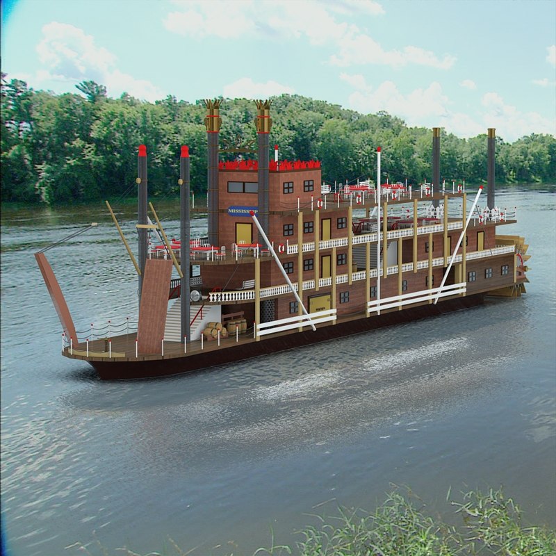 mississippi paddle ship max