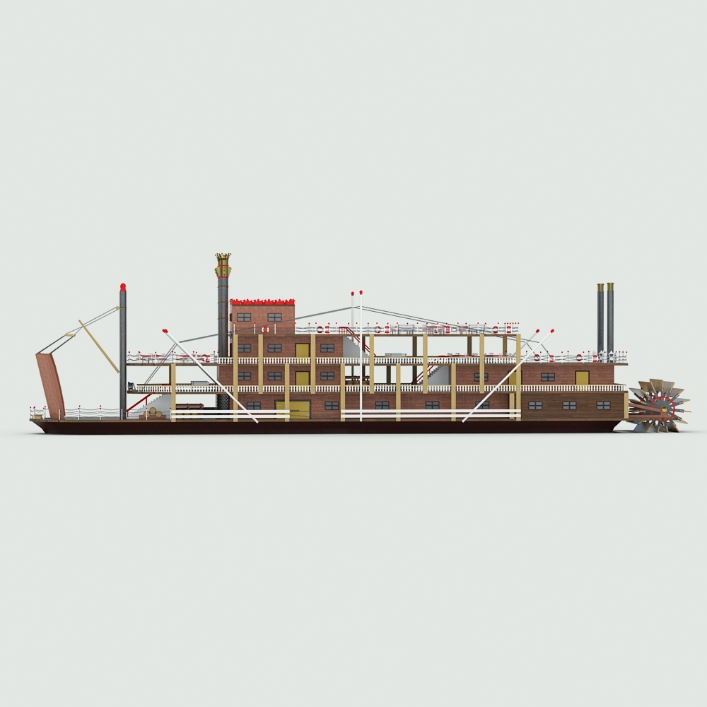 mississippi paddle ship max