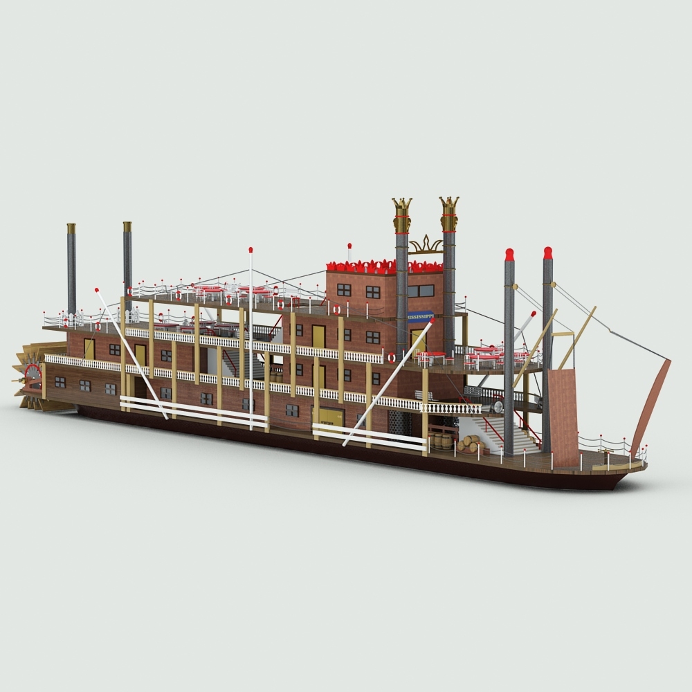 mississippi paddle ship max