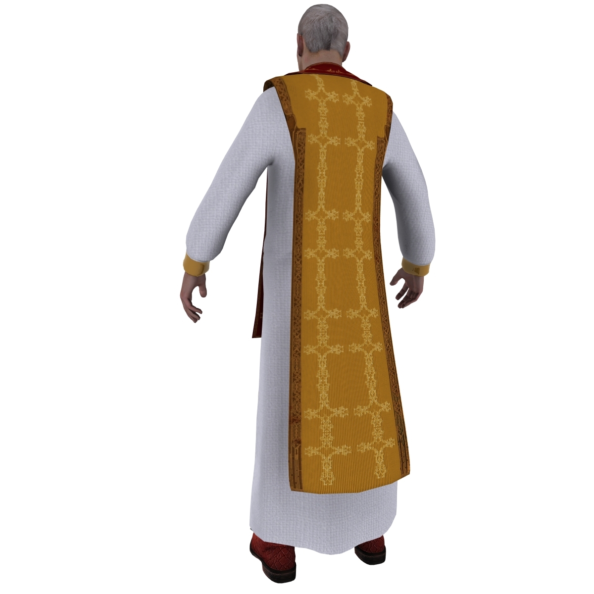 catholic priest 3d max