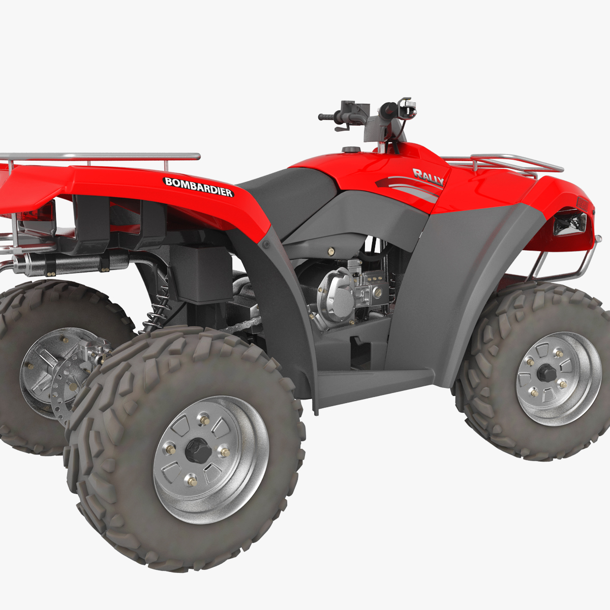 3d bombardier rally 200 rigged