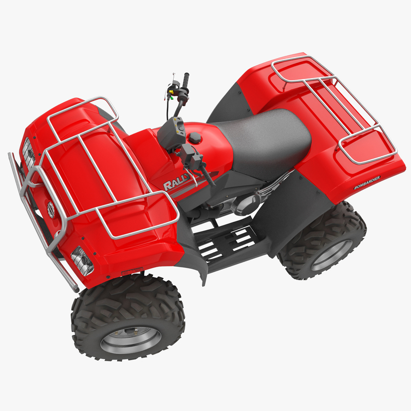 3d bombardier rally 200 rigged