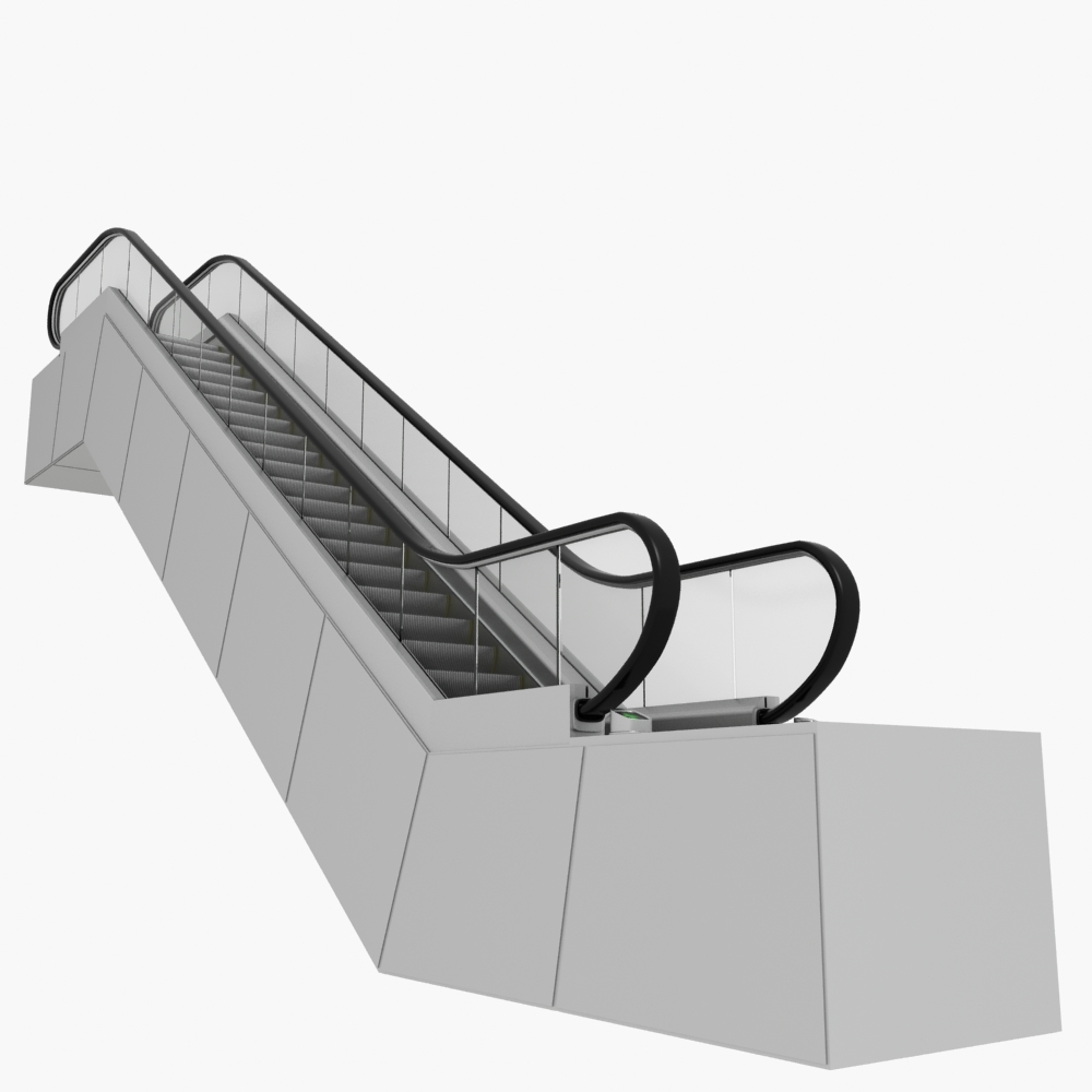 3d model escalator