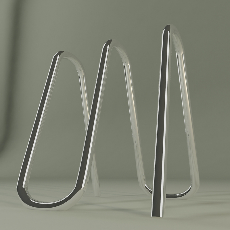 3d model bicycle rack