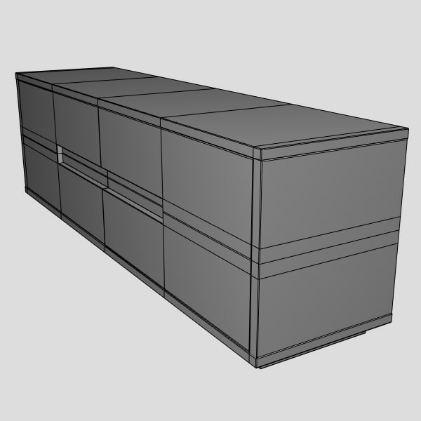 3d dresser contemporary