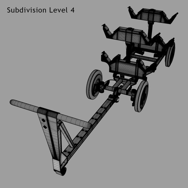 missile cart navy 3d model