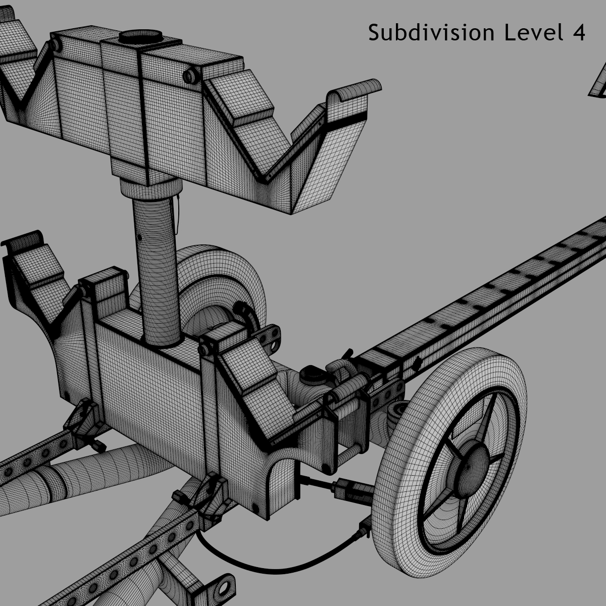 missile cart navy 3d model
