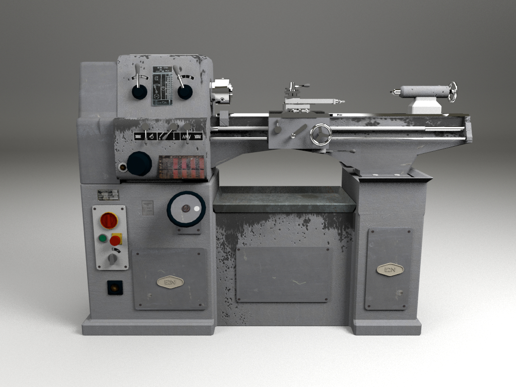 blender lathe machine