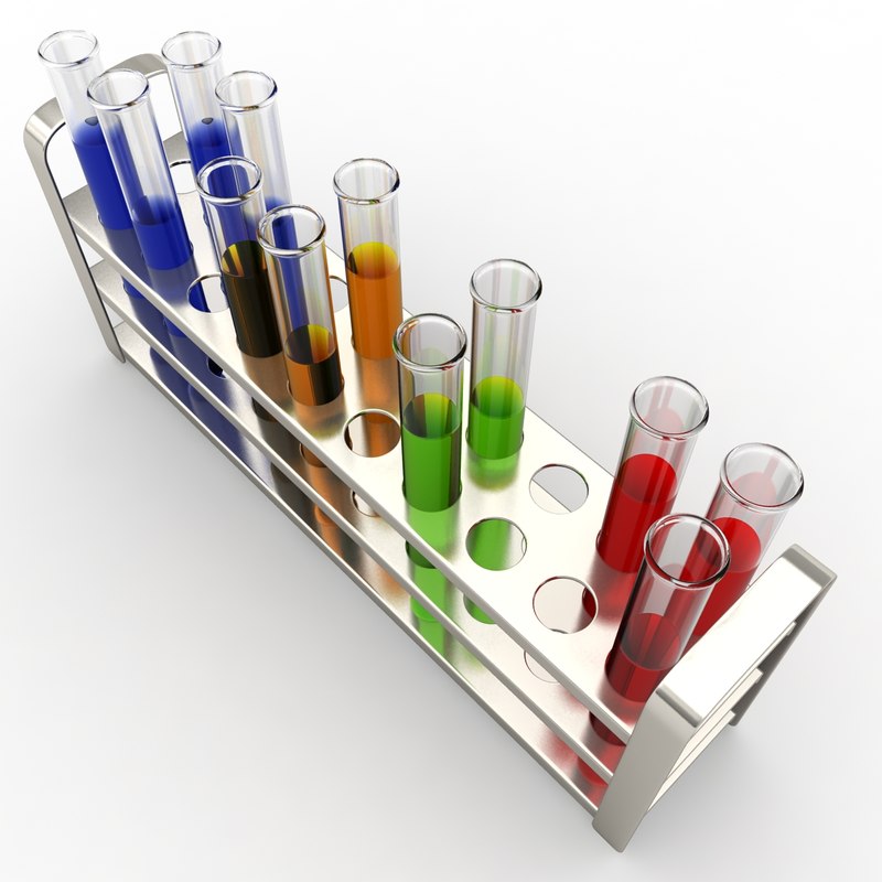 3d test tube