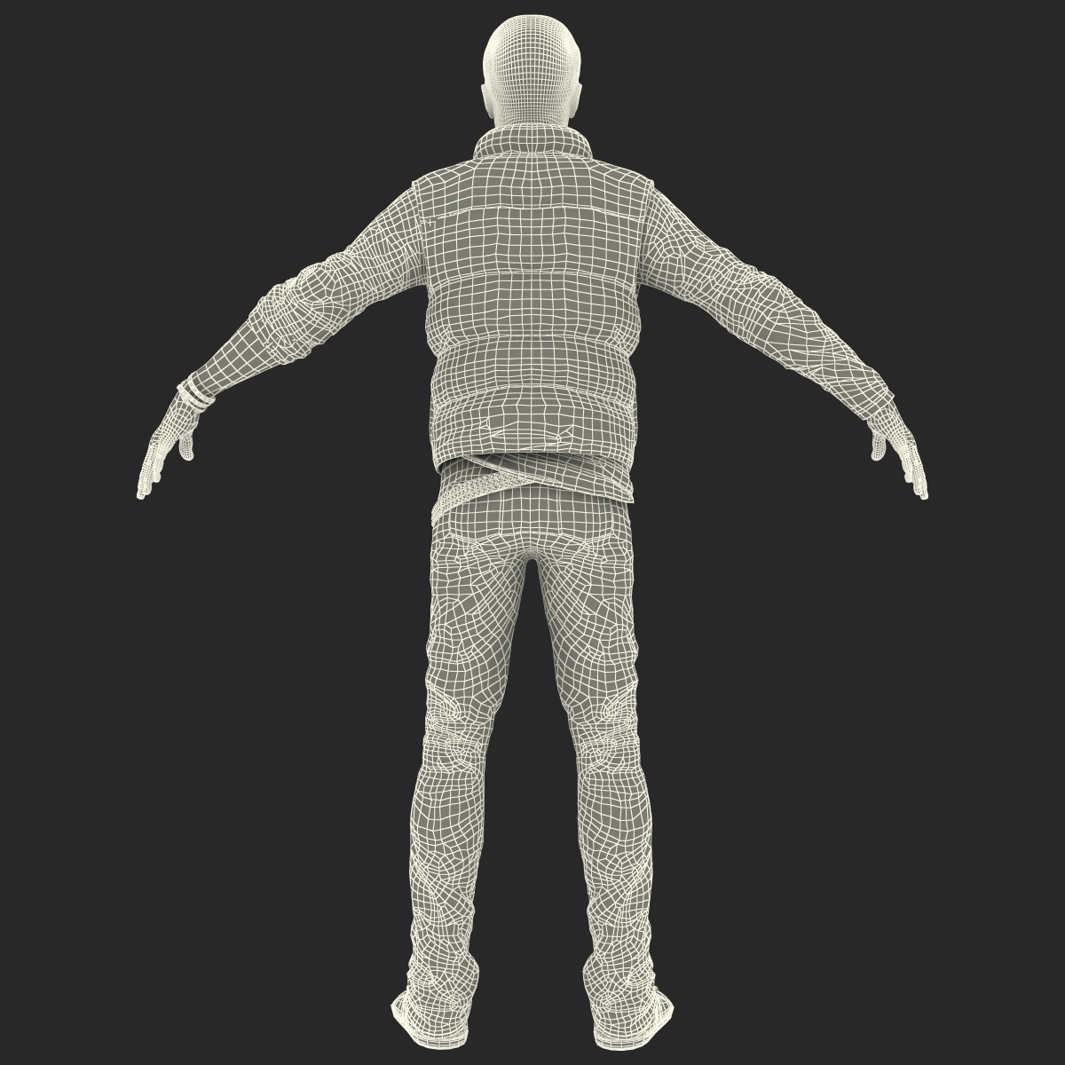 zombie rigged 3d model