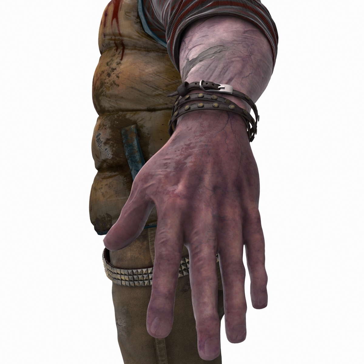 zombie rigged 3d model