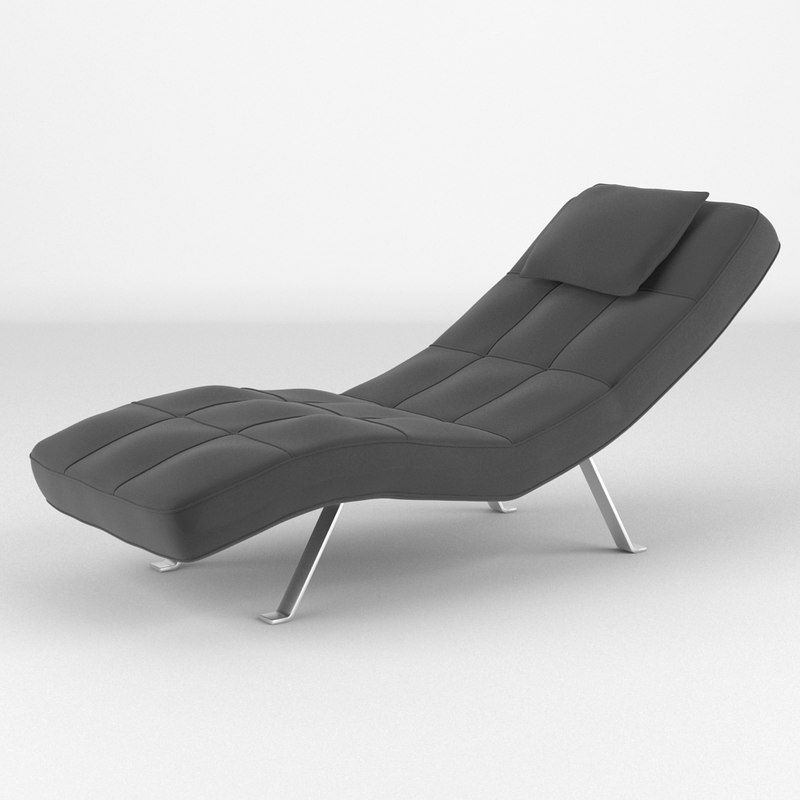 3d model of lounge chair