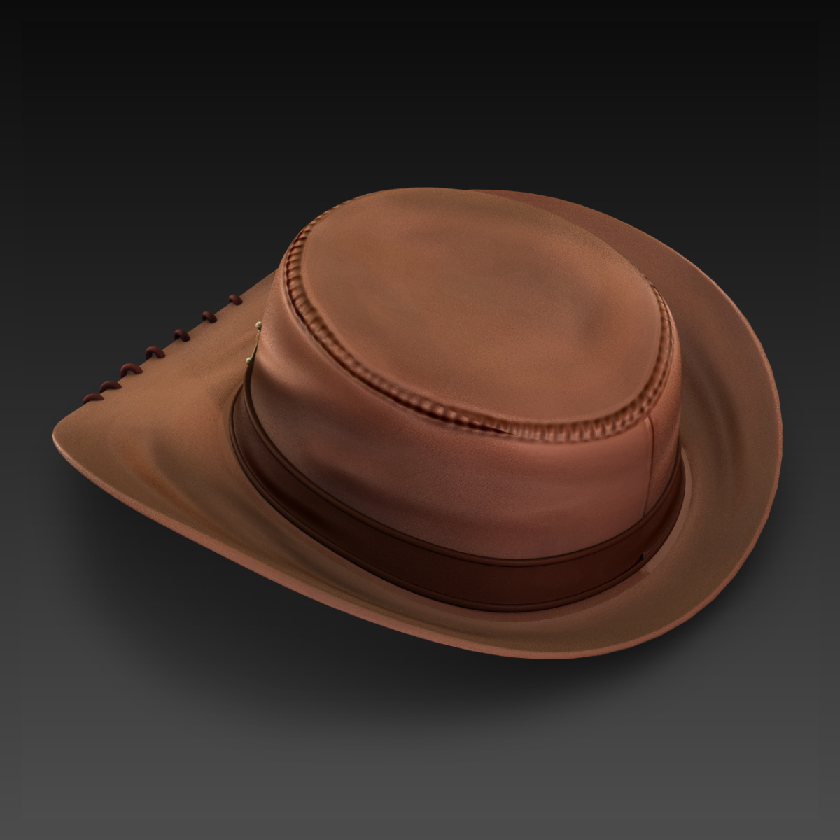 hat 3d obj