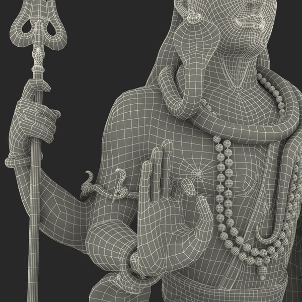 lord shiva statue murudeshwara 3d max