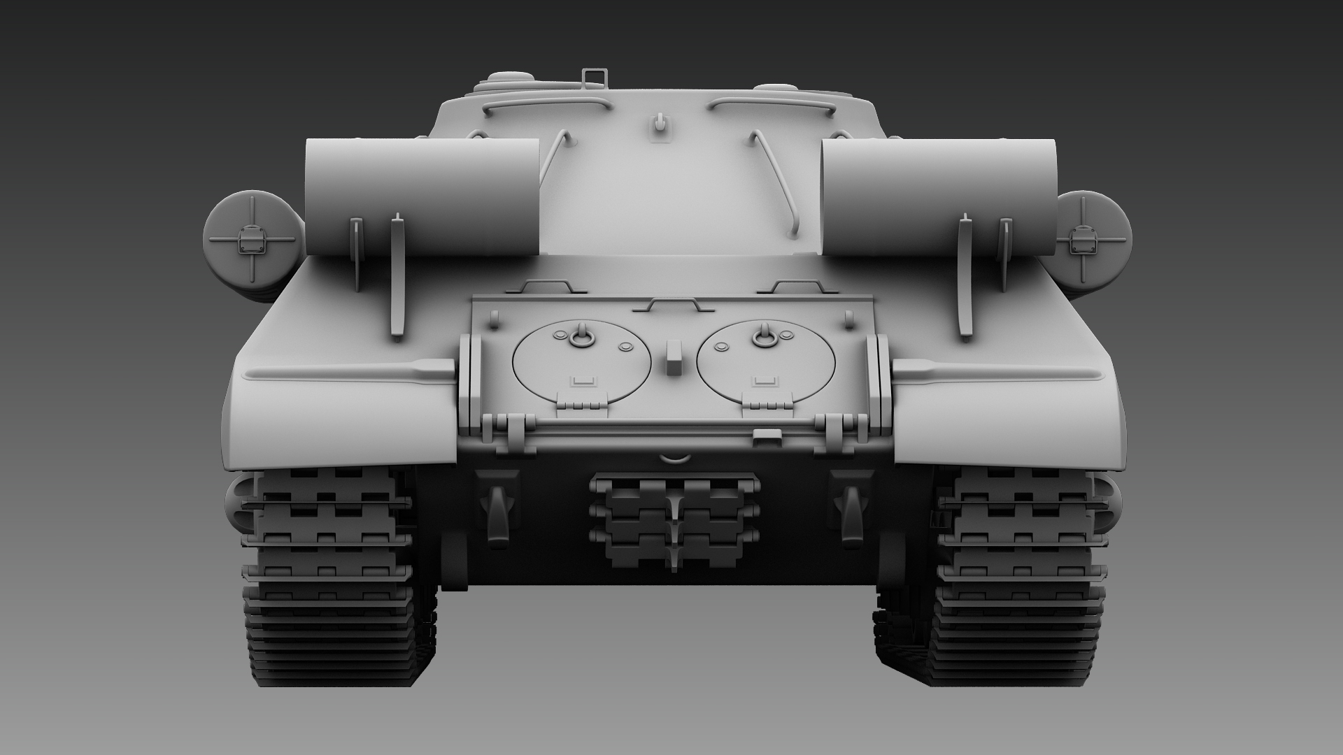 3d model js-3 tank