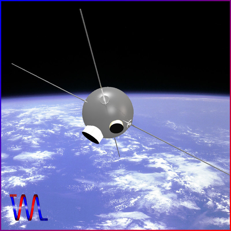 3d satellite vanguard ii model