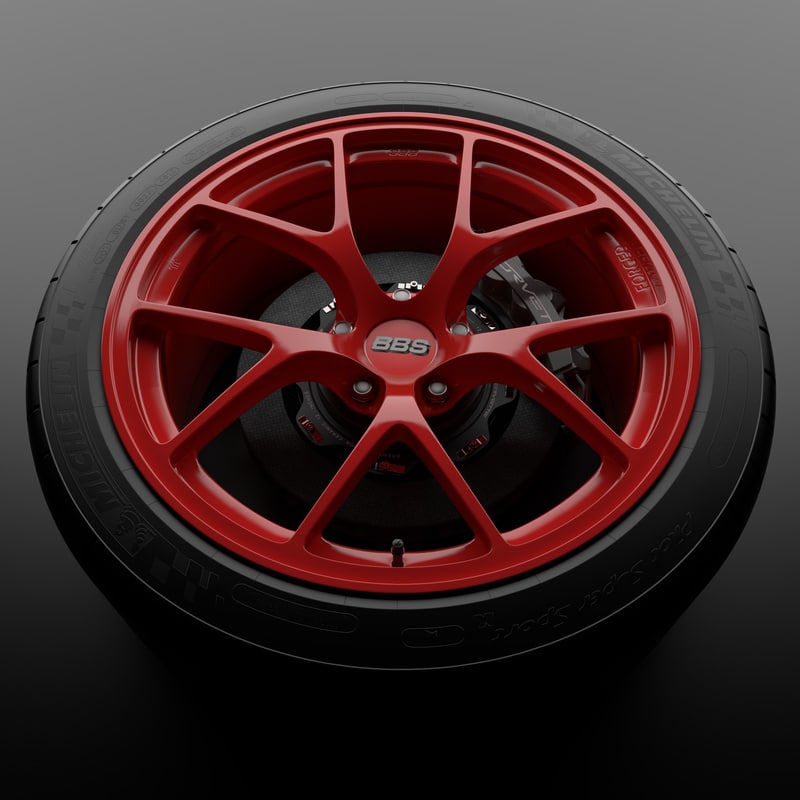 maya red bbs fi wheel