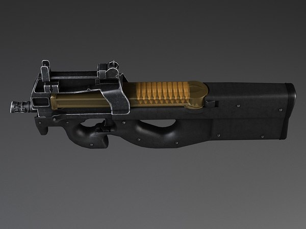 Pistolet maszynowy FN P90 Model 3D - TurboSquid 817909