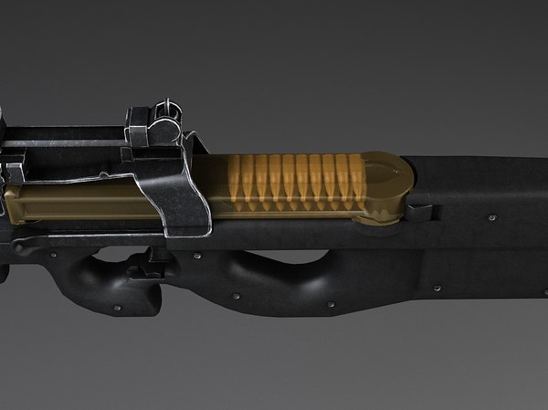 Pistolet maszynowy FN P90 Model 3D - TurboSquid 817909