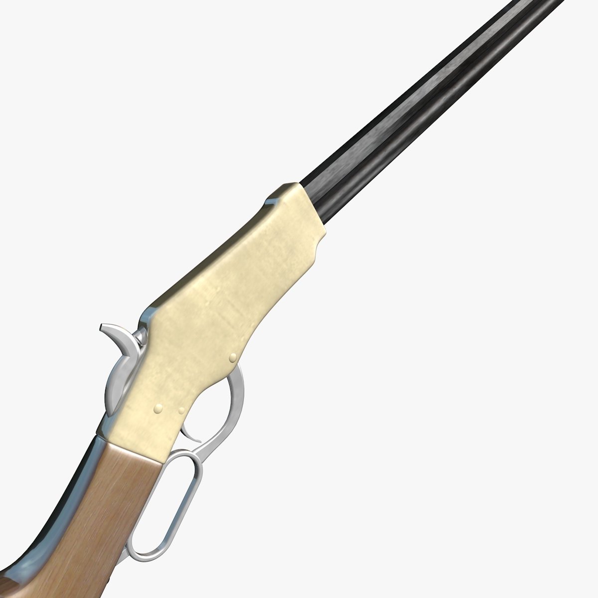 3d henry rifle model