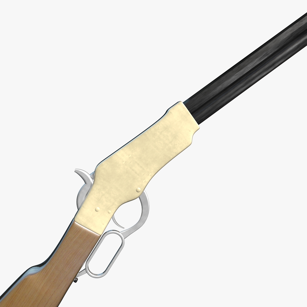 3d henry rifle model