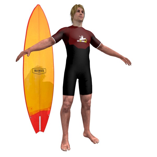 3D Surfer Models | TurboSquid