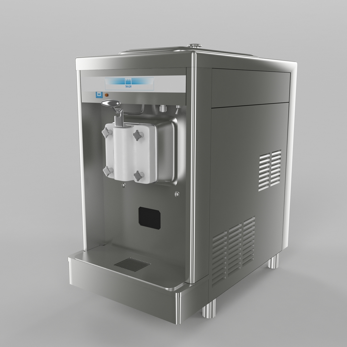 3d set ice cream model