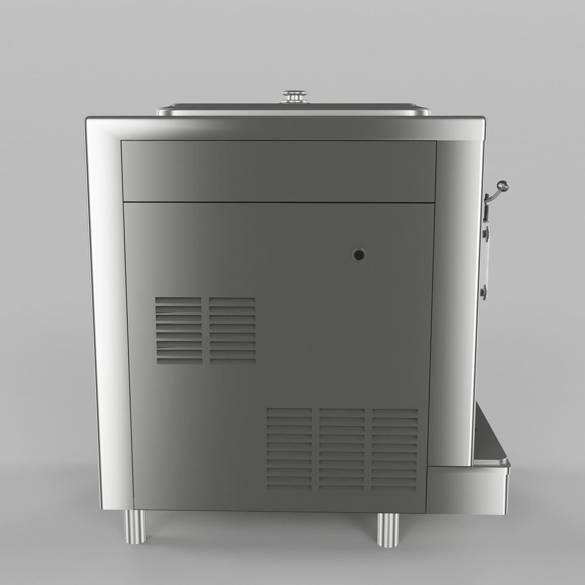 3d set ice cream model