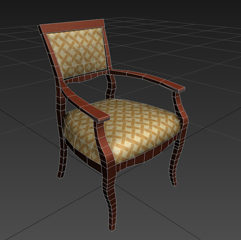 3d arm chair model