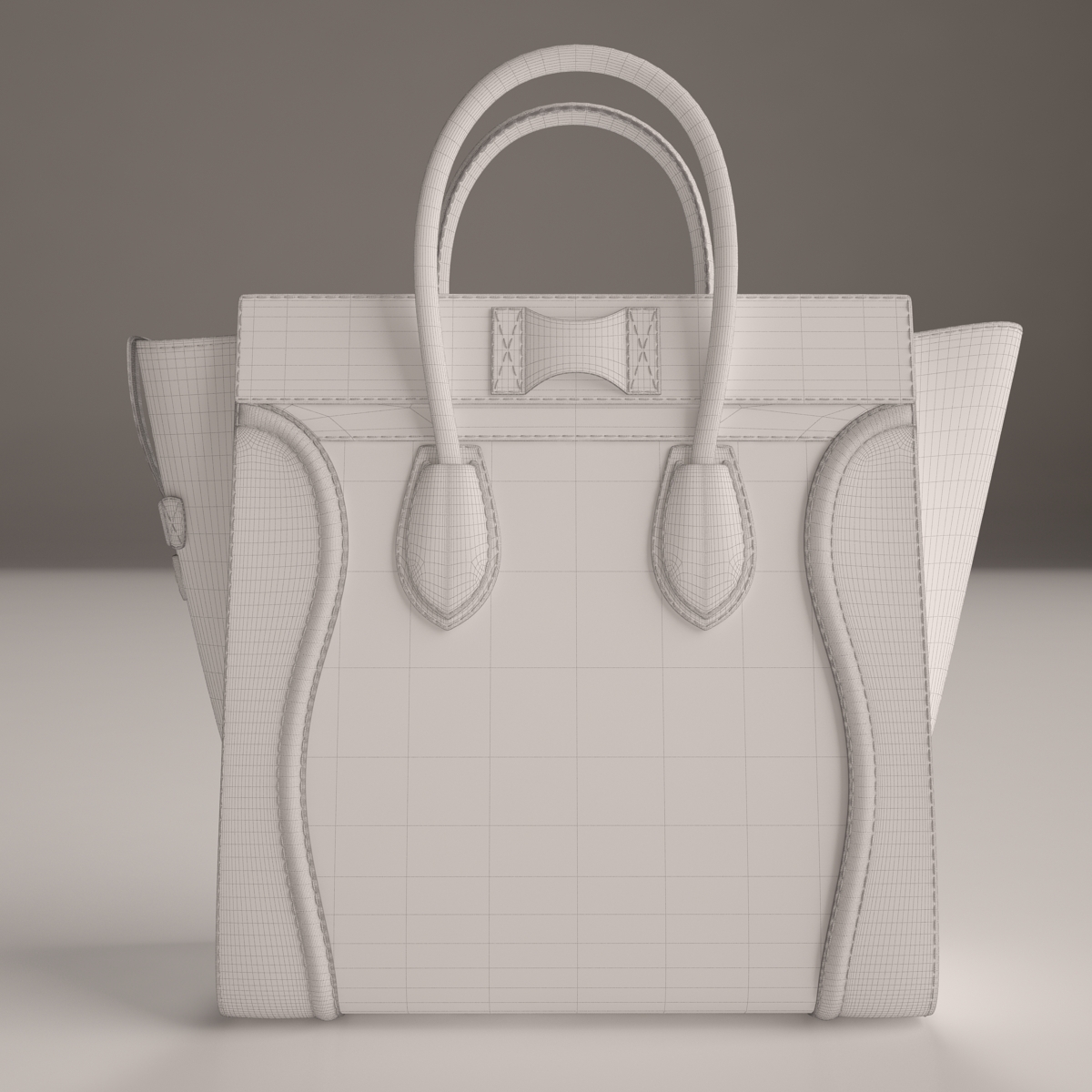 3d luxury handbag model