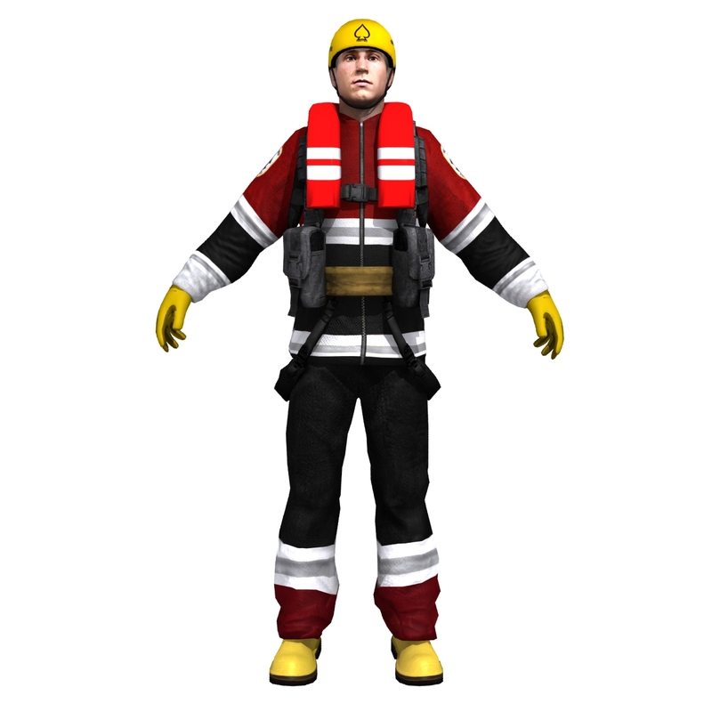 3d rescue pack model