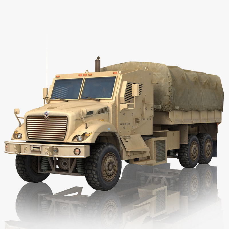 3d navistar 7000 mv 6x6 model