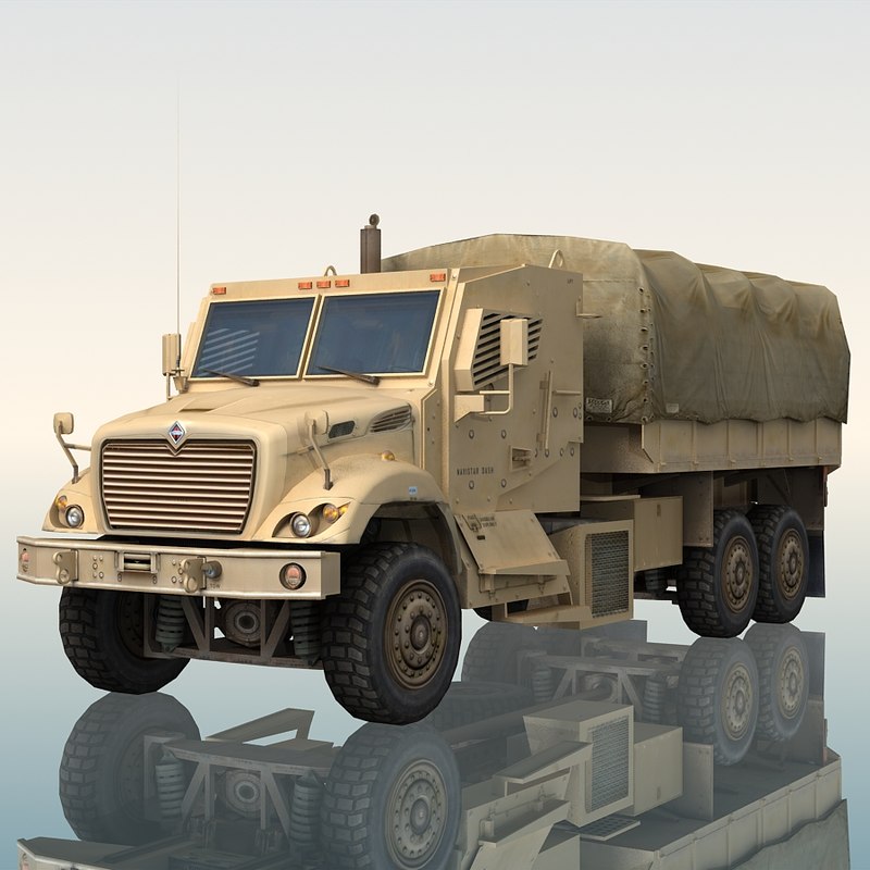 3d navistar 7000 mv 6x6 model