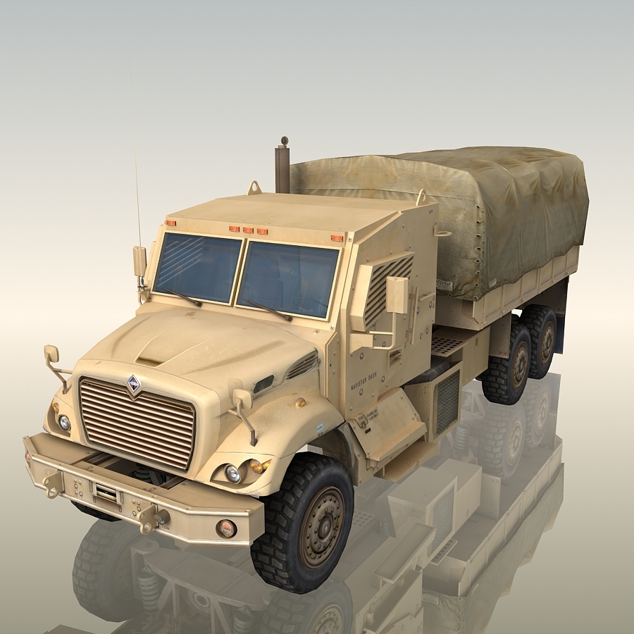3d navistar 7000 mv 6x6 model