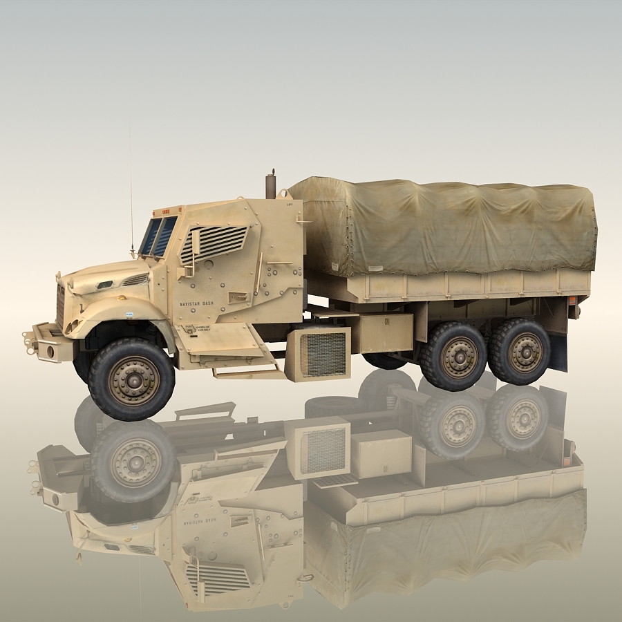 3d navistar 7000 mv 6x6 model