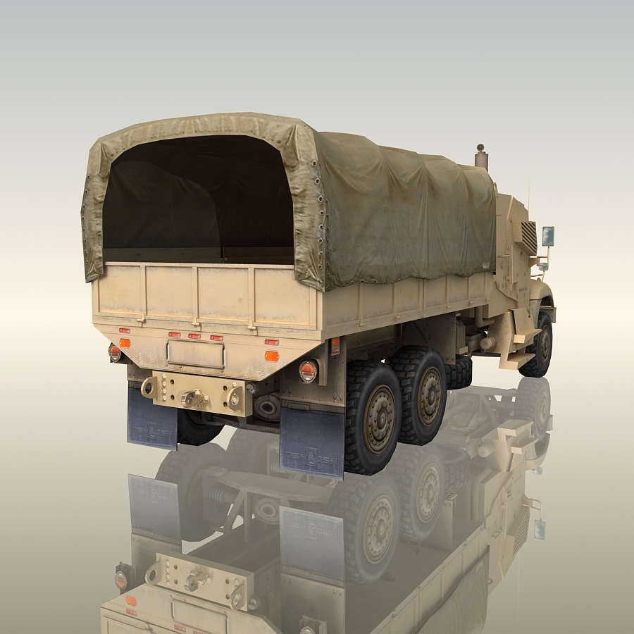 3d navistar 7000 mv 6x6 model