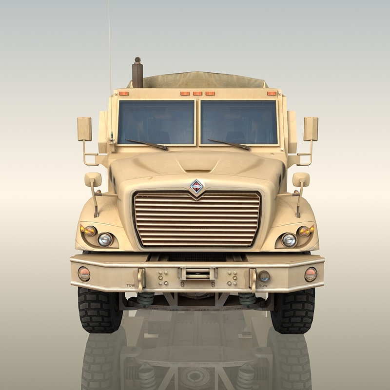 3d navistar 7000 mv 6x6 model