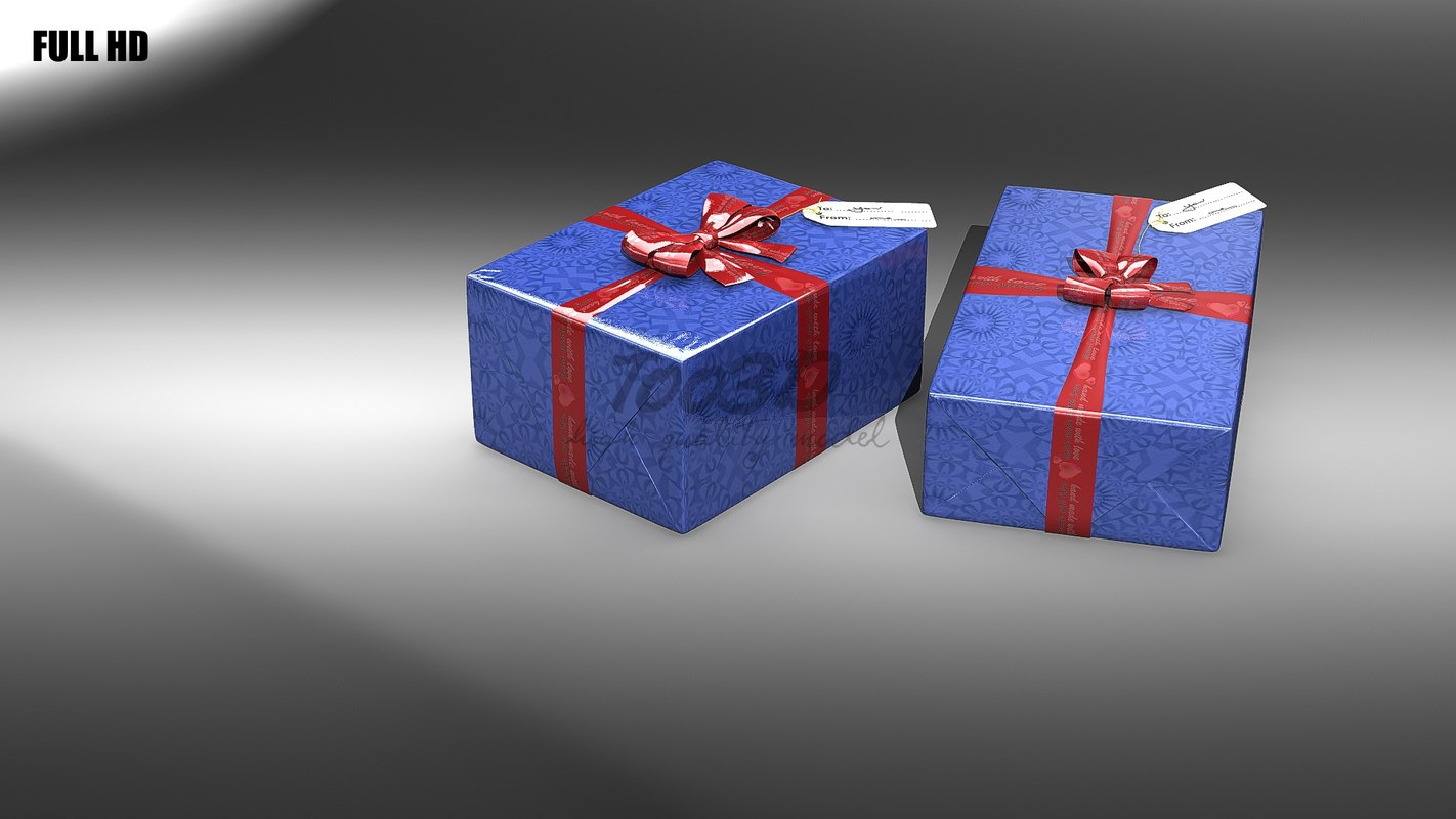 gift box 3d model