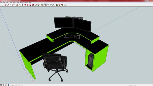 Office Desk SketchUp Models for Download | TurboSquid