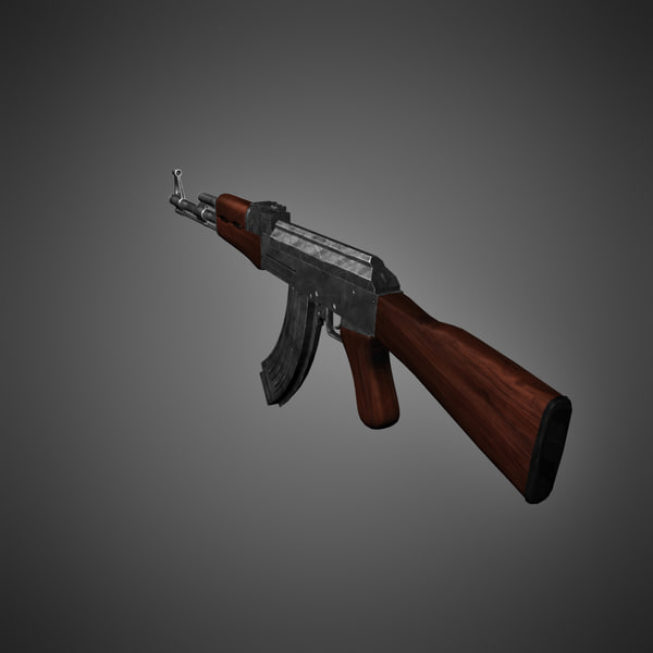 ak ak-47 3d model