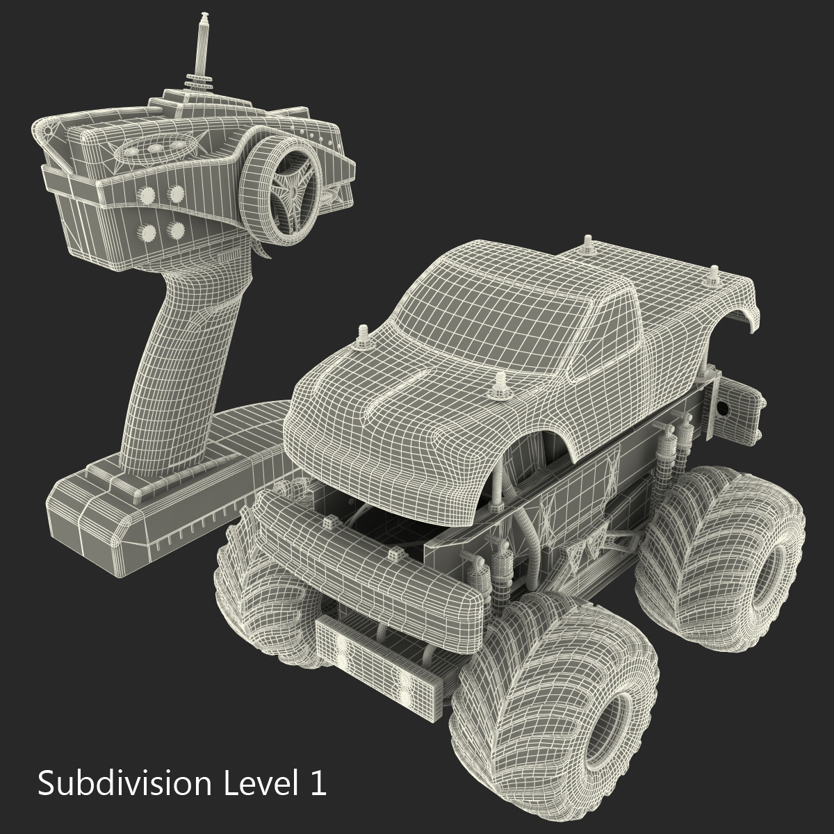 3d model remote control car set