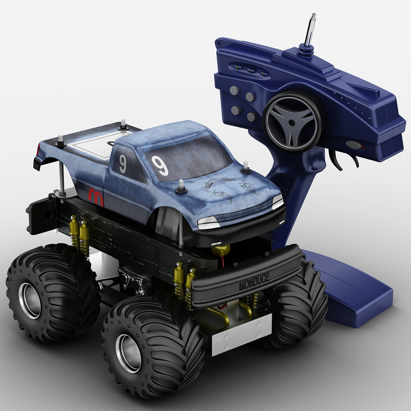 3d model remote control car set