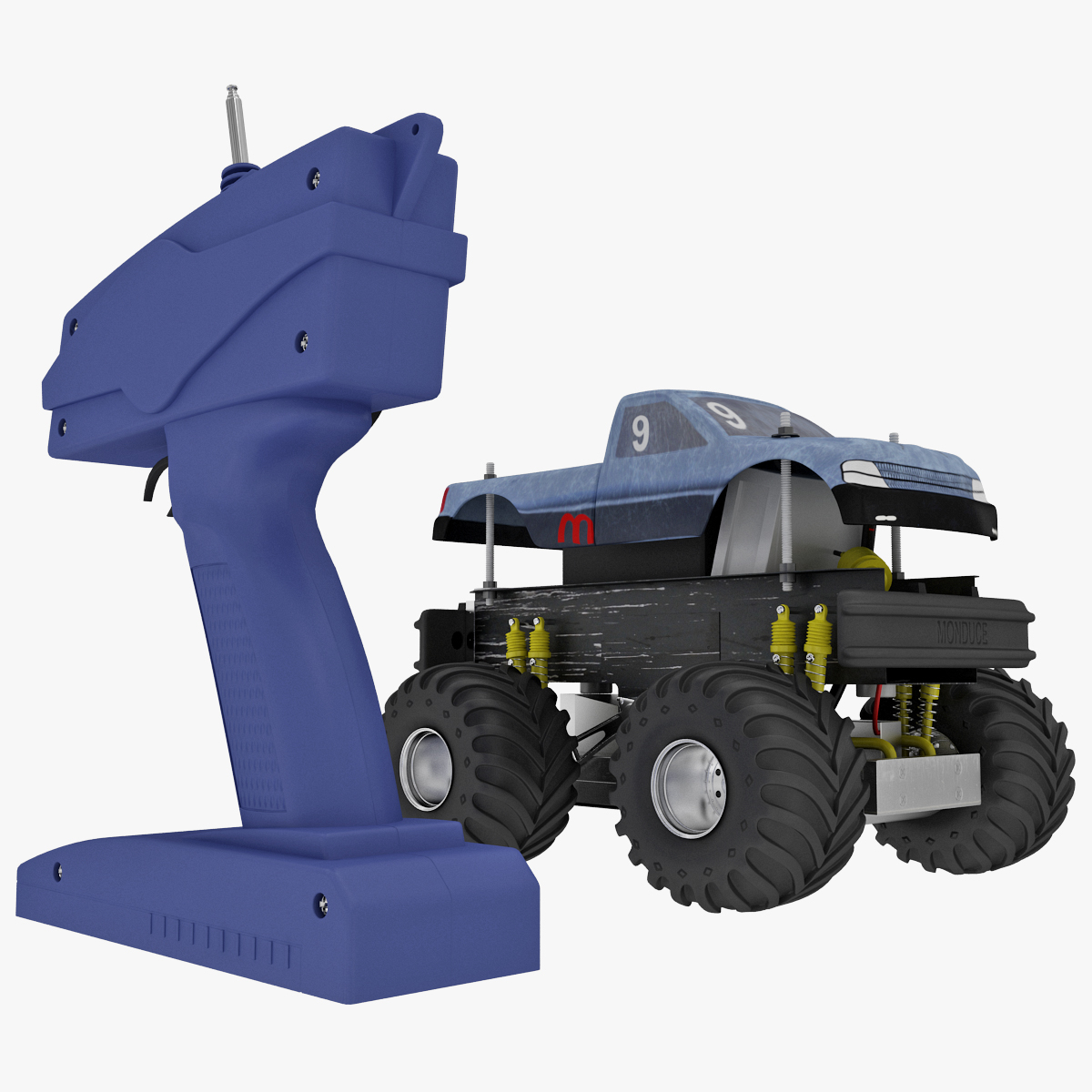 3d model remote control car set