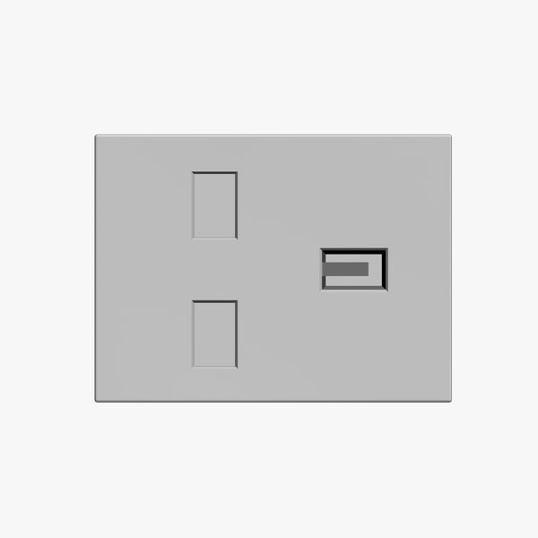 plug socket 3d model