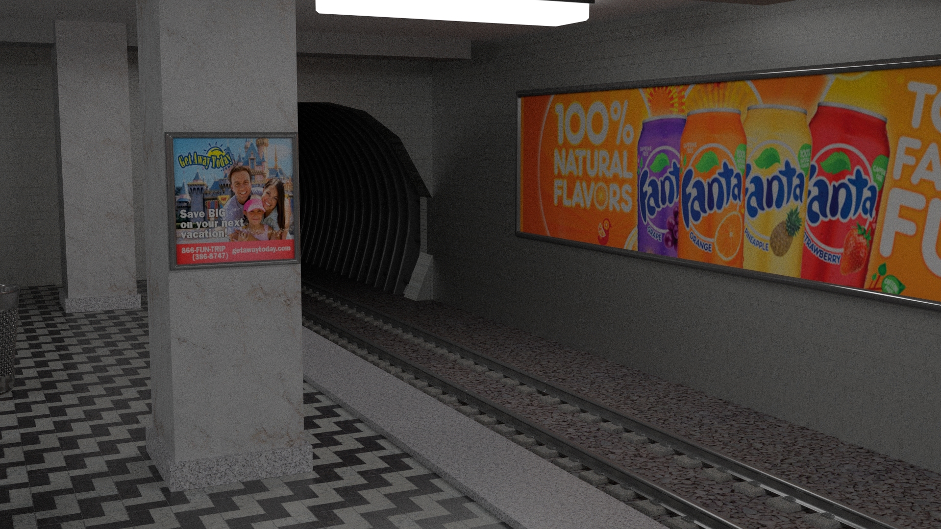 subway station 3d model